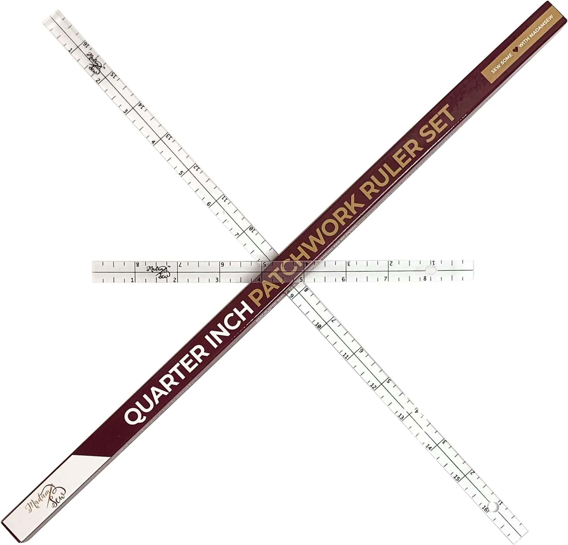 Amazon.com: CM Designs CMD40012 Ruler Add-A-Quarter Plus, 6" & 12"