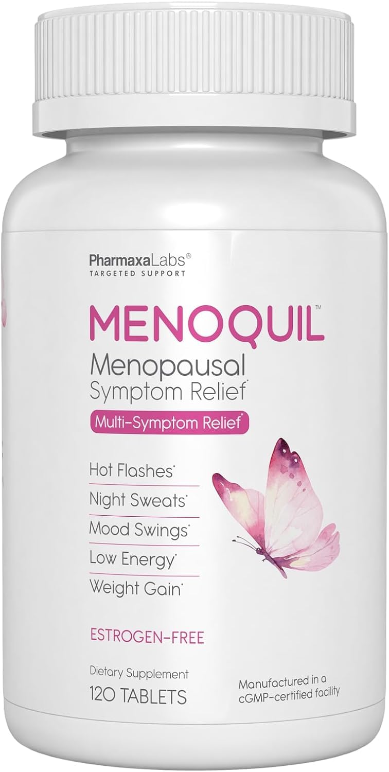 Amazon.com: Menoquil Menopausal Strength Symptom Relief Helps to ...