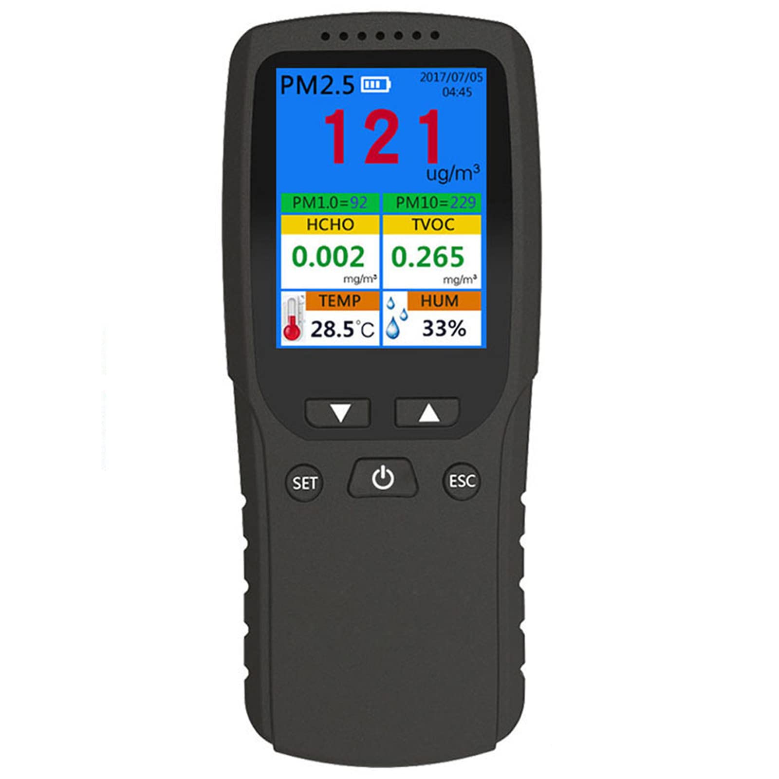 Buy US COKEI Air Quality Monitor, Portable Professional Formaldehyde ...