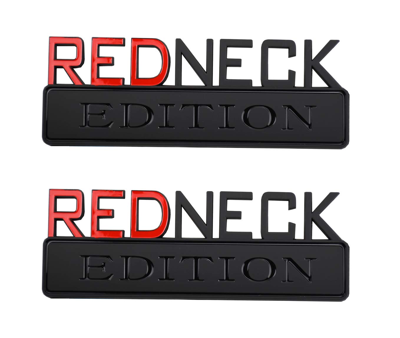 Amazon.com: 2X Redneck Edition Emblems 3D Decal Replacement for F150 ...