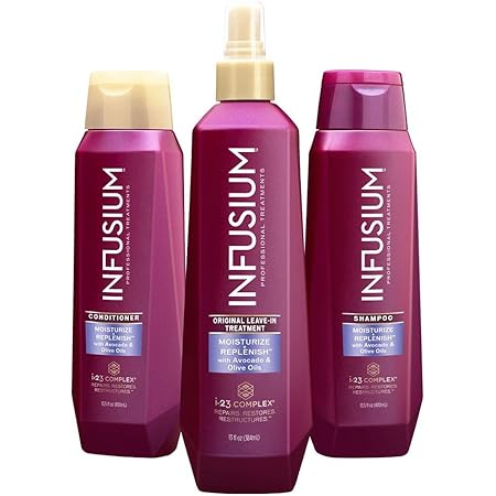 Amazon.com : Infusium Professional Shampoo, Conditioner and Leave-In ...