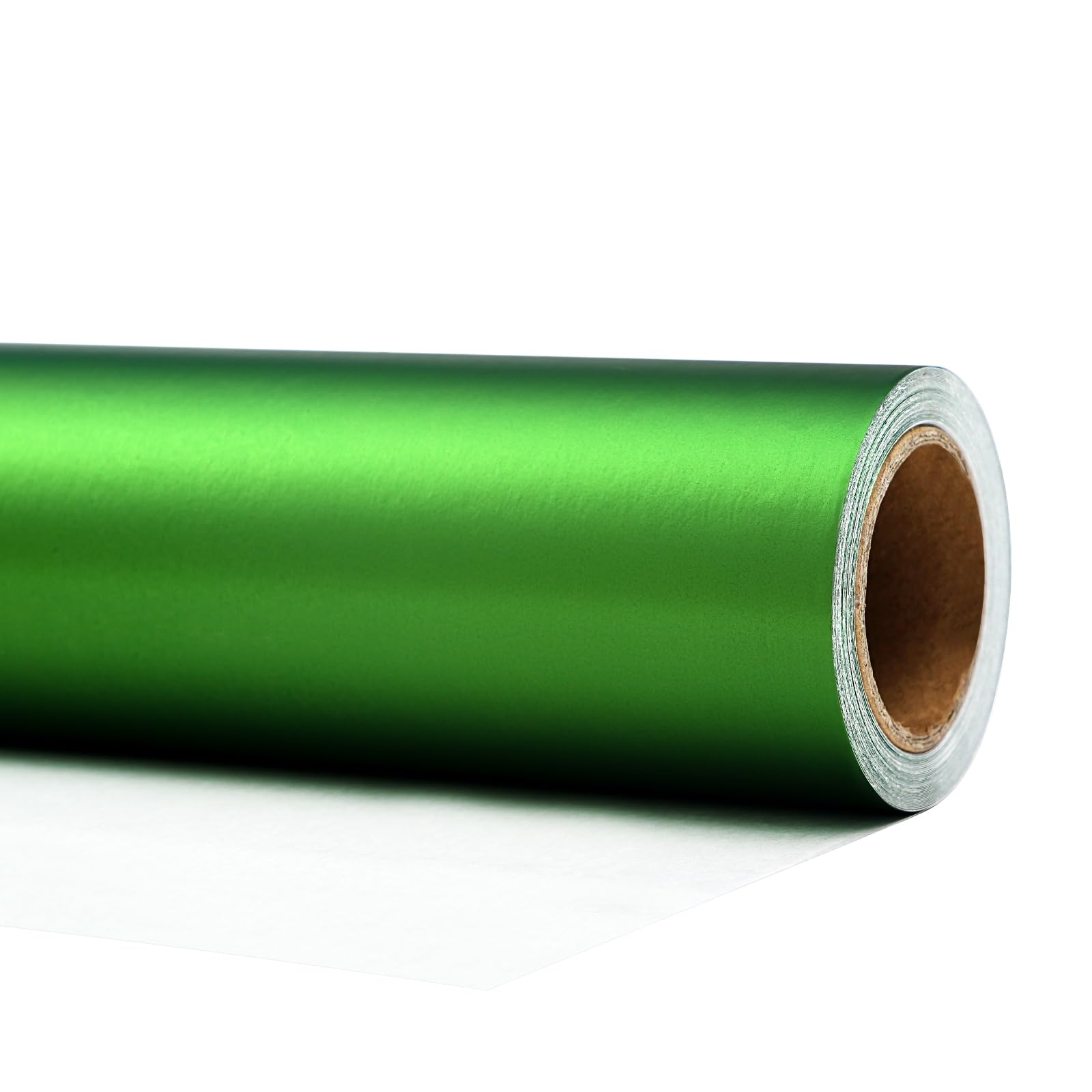 Amazon.com: PlandRichW Green Metallic Wrapping Paper Mini Rolls - Solid ...