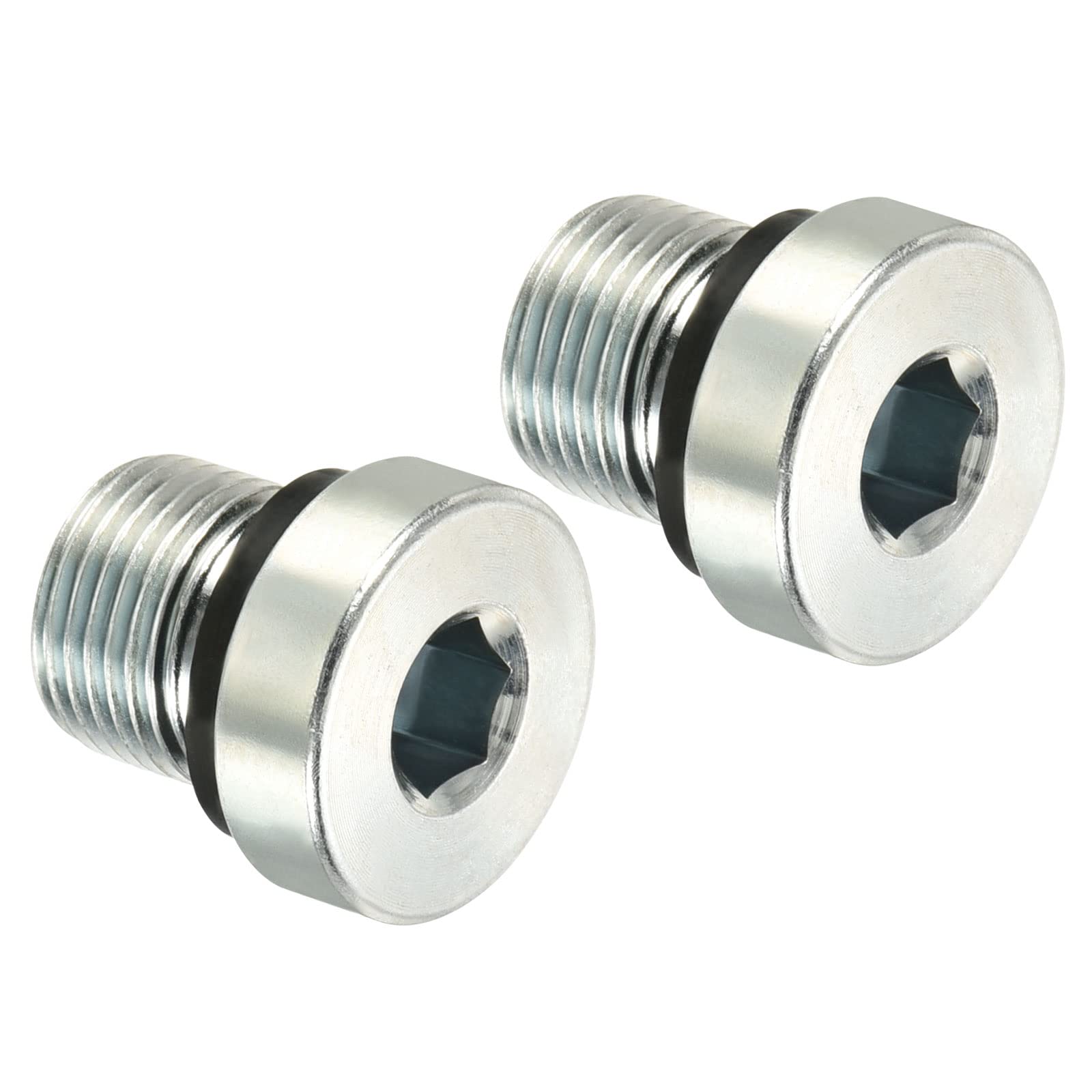 Amazon.com: PATIKIL M12*1 Internal Hex Head Pipe Fitting Plug, 2 Pack ...