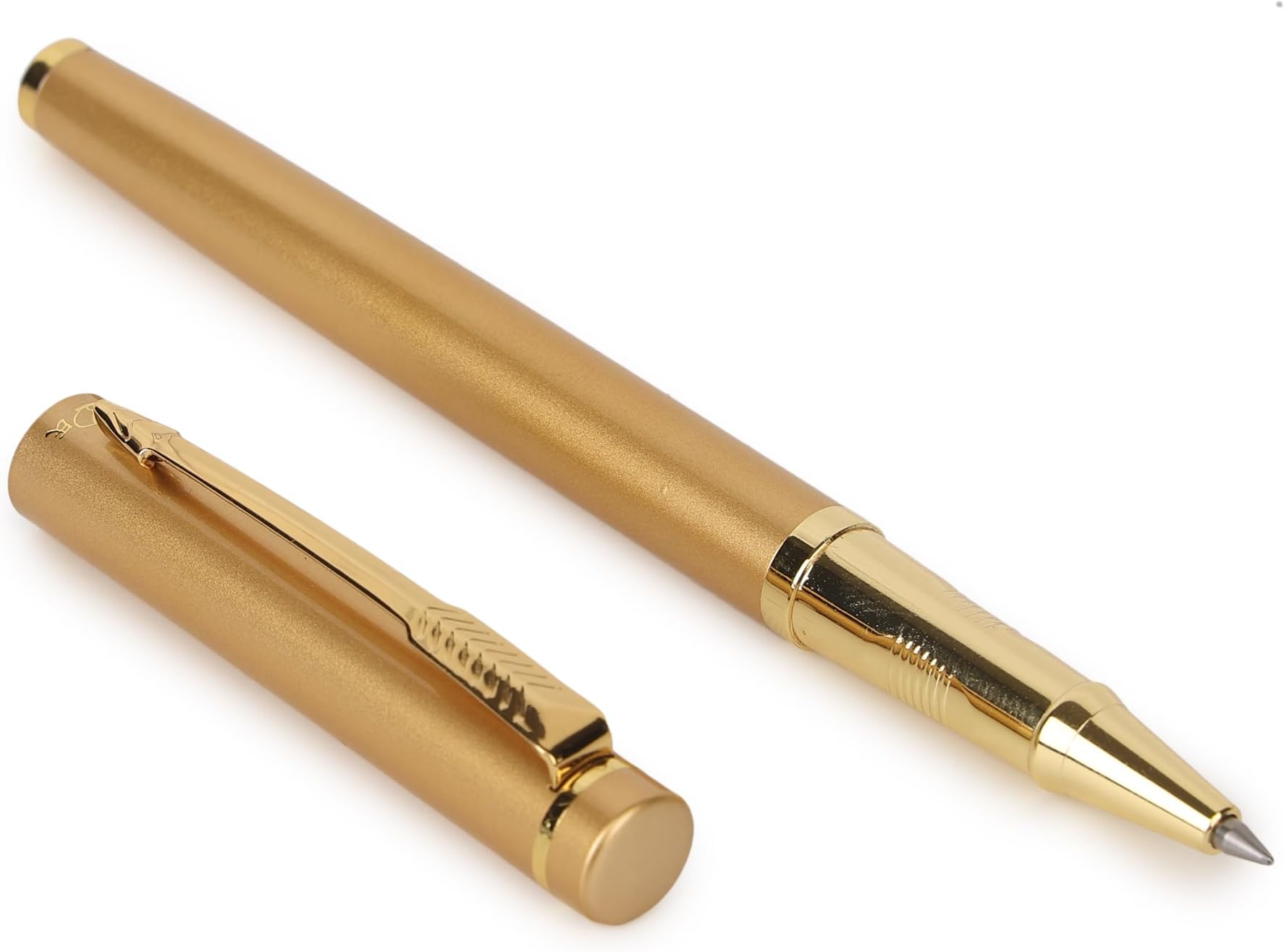 crewtone 20400 Luxury Golden Body Metal Roller Ball Pen, Golden Arrow ...