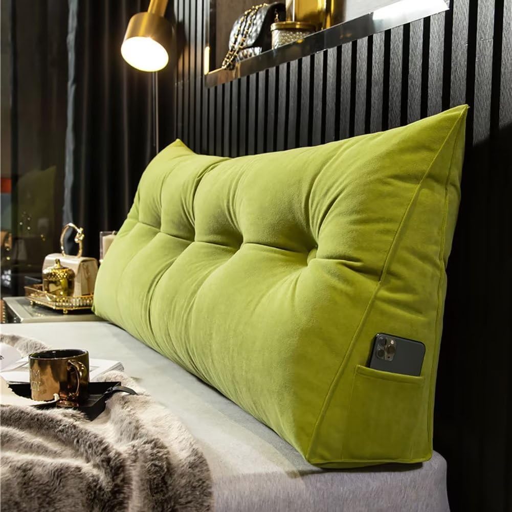 Amazon.com: Large Headboard Wedge Pillow Bed Reading Pillow for Headboard Twin/Queen/King Size ...