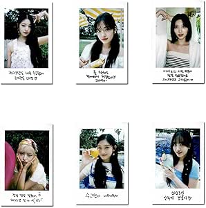 Amazon.com : Zomanon 6Pcs/Set KPOP IVE Summer HD Photocards Wonyoung REI LIZ Yujin Leeseo Gaeul ...