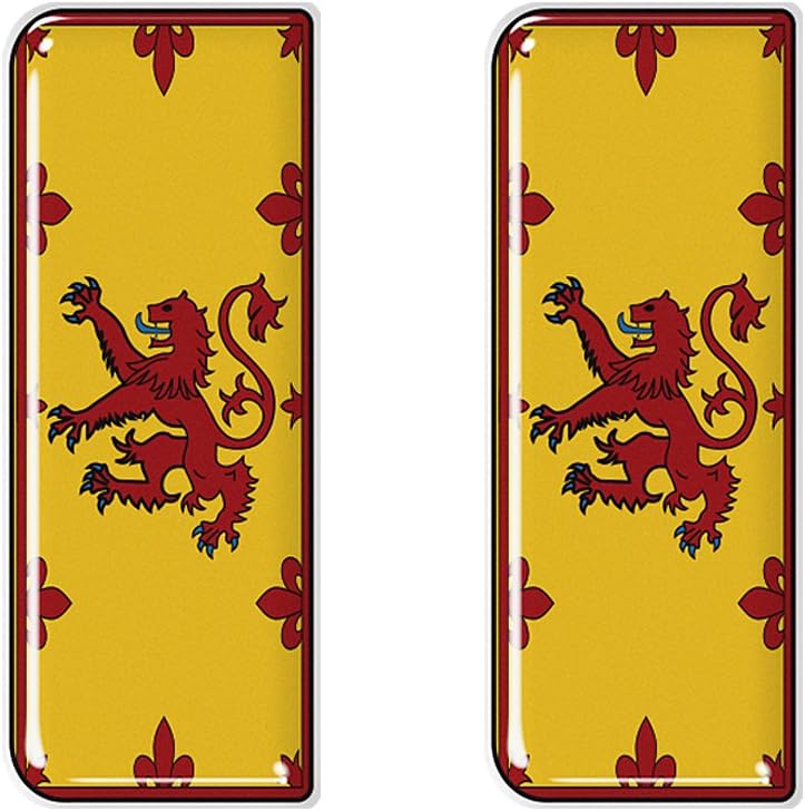 Scotland Royal Banner Flag Number Plate Decals : Amazon.co.uk: Automotive