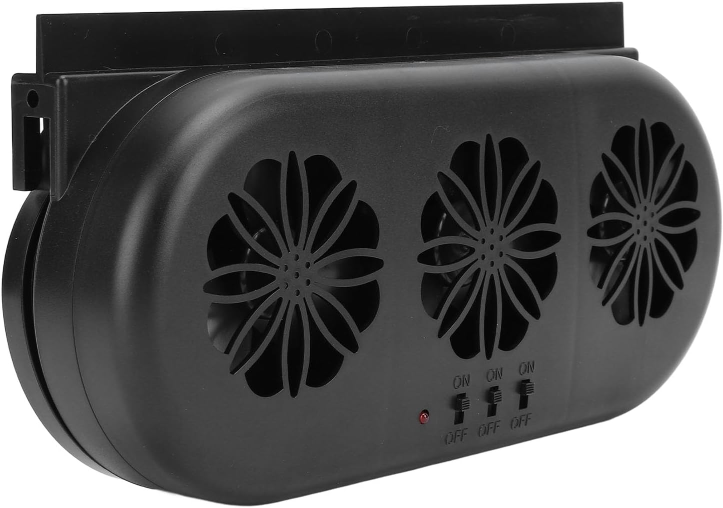 Car Solar Powered Exhaust Fan, 5000RPM Car Window Exhaust Fan, USB ...