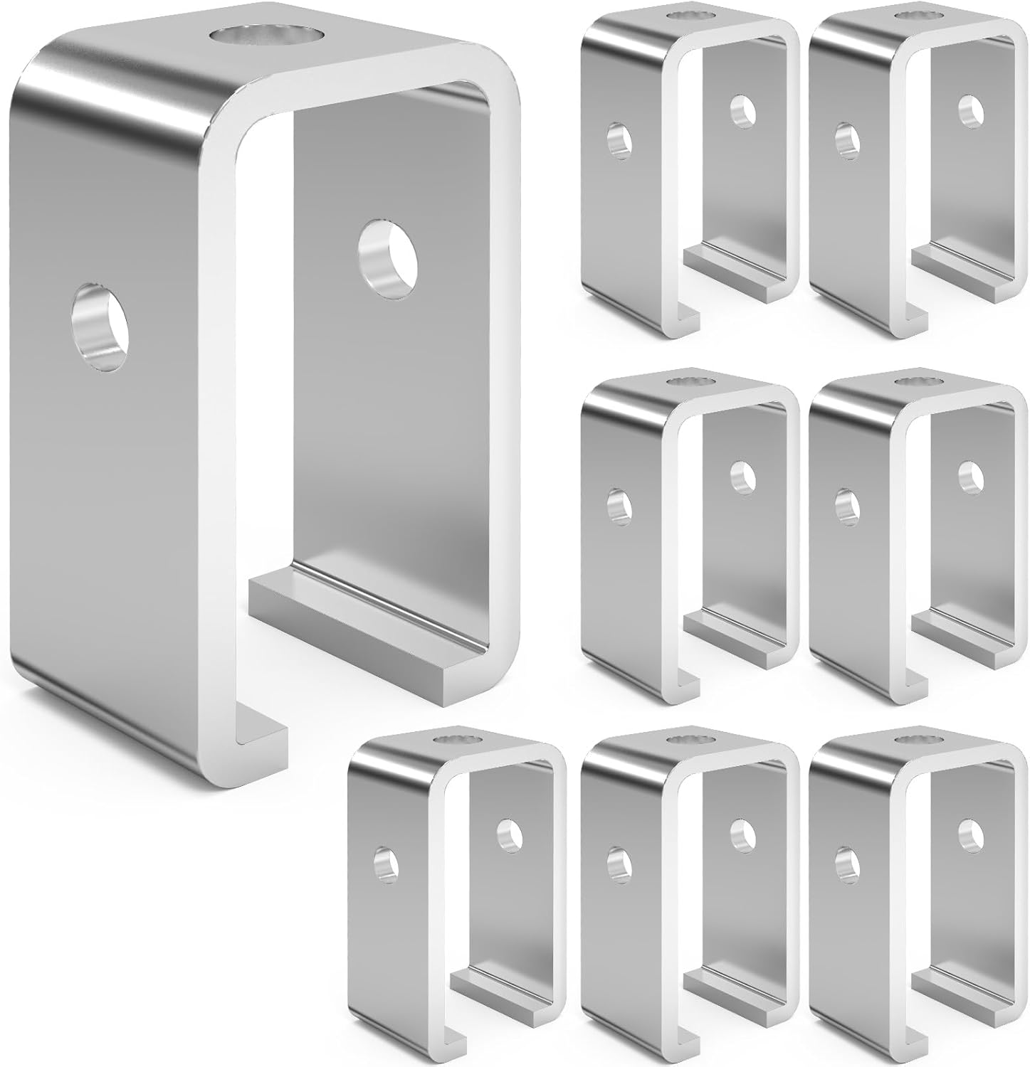 Amazon.com: 8 Pack Channel Trolley Track Hanger Bracket for All 1-5/8 ...