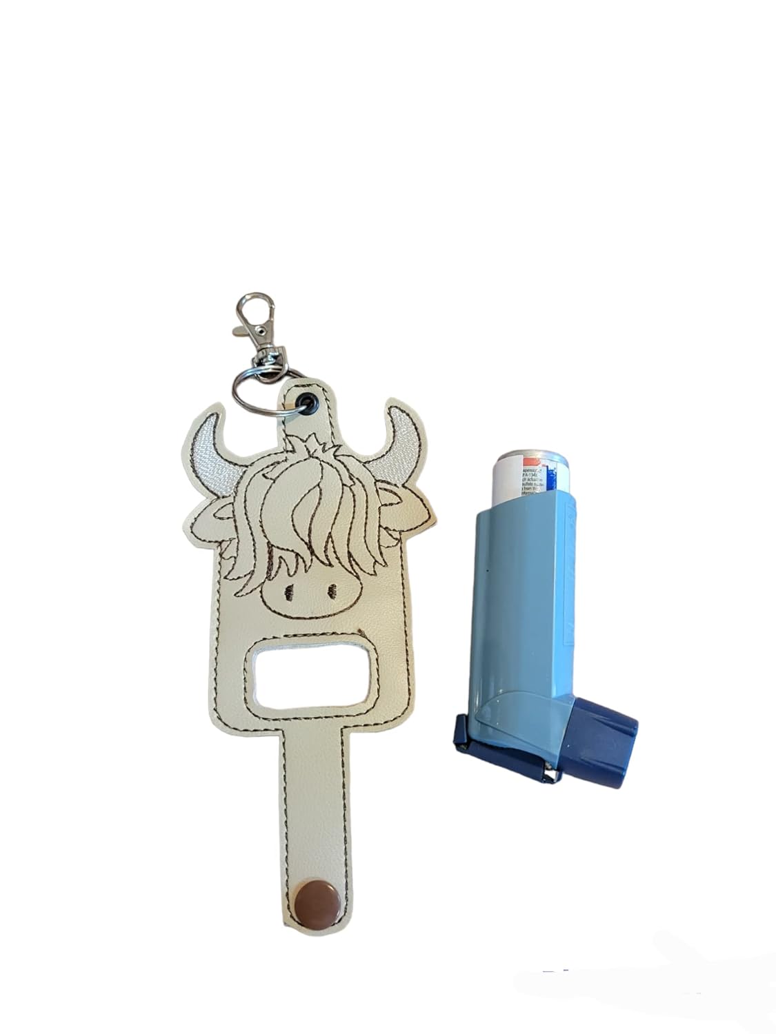 Amazon.com: Highlands Cow Inhaler Holder Key chain Key Fob : Automotive