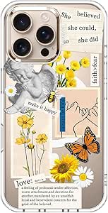 Amazon.com: MOSNOVO Case for iPhone 16 Pro Max, [Compatible with Magsafe] [Buffertech 6.6ft ...