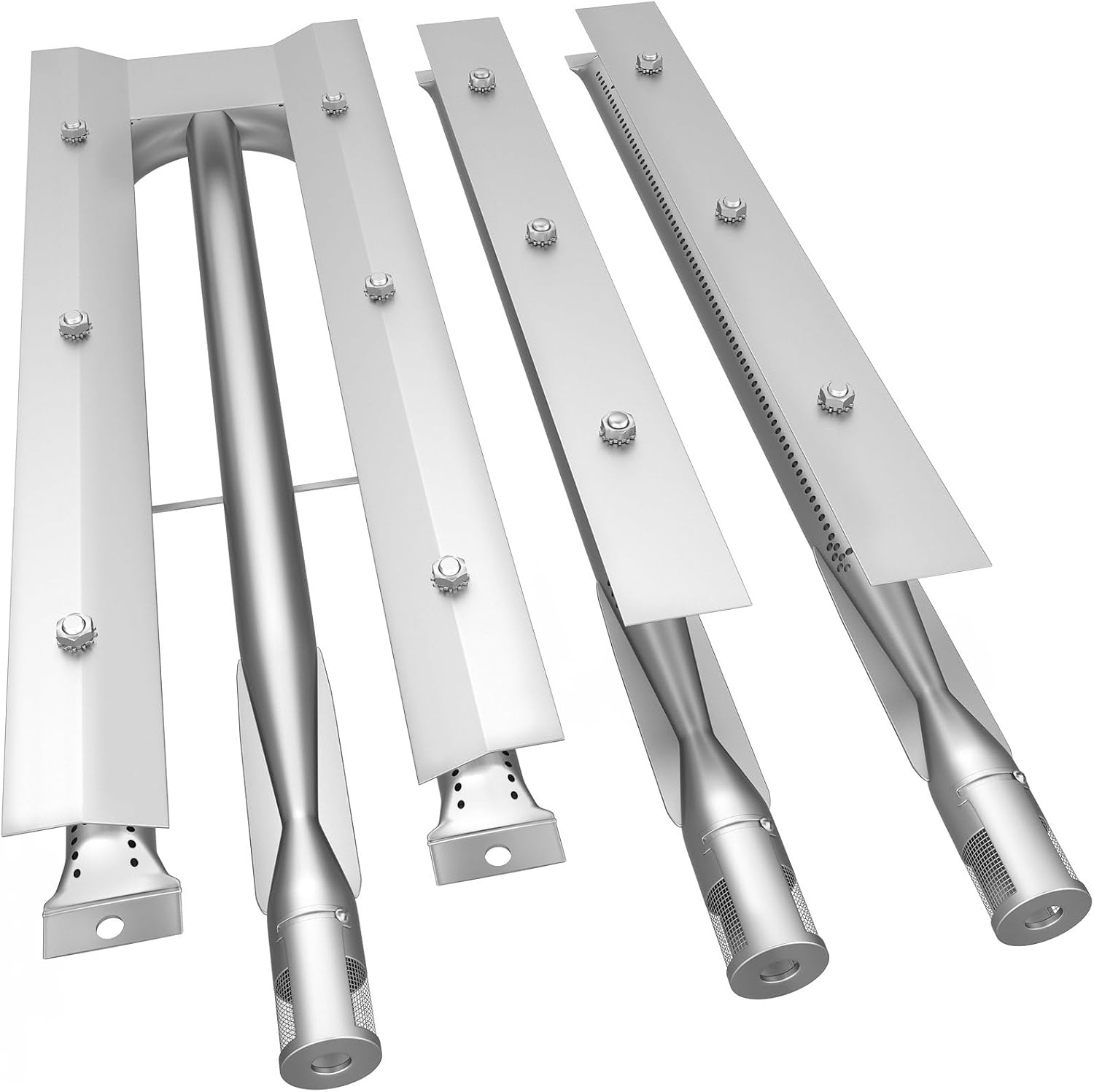 Amazon.com : BBQ Burners Replacement Kit, Stainless Steel, 3 Packs with ...