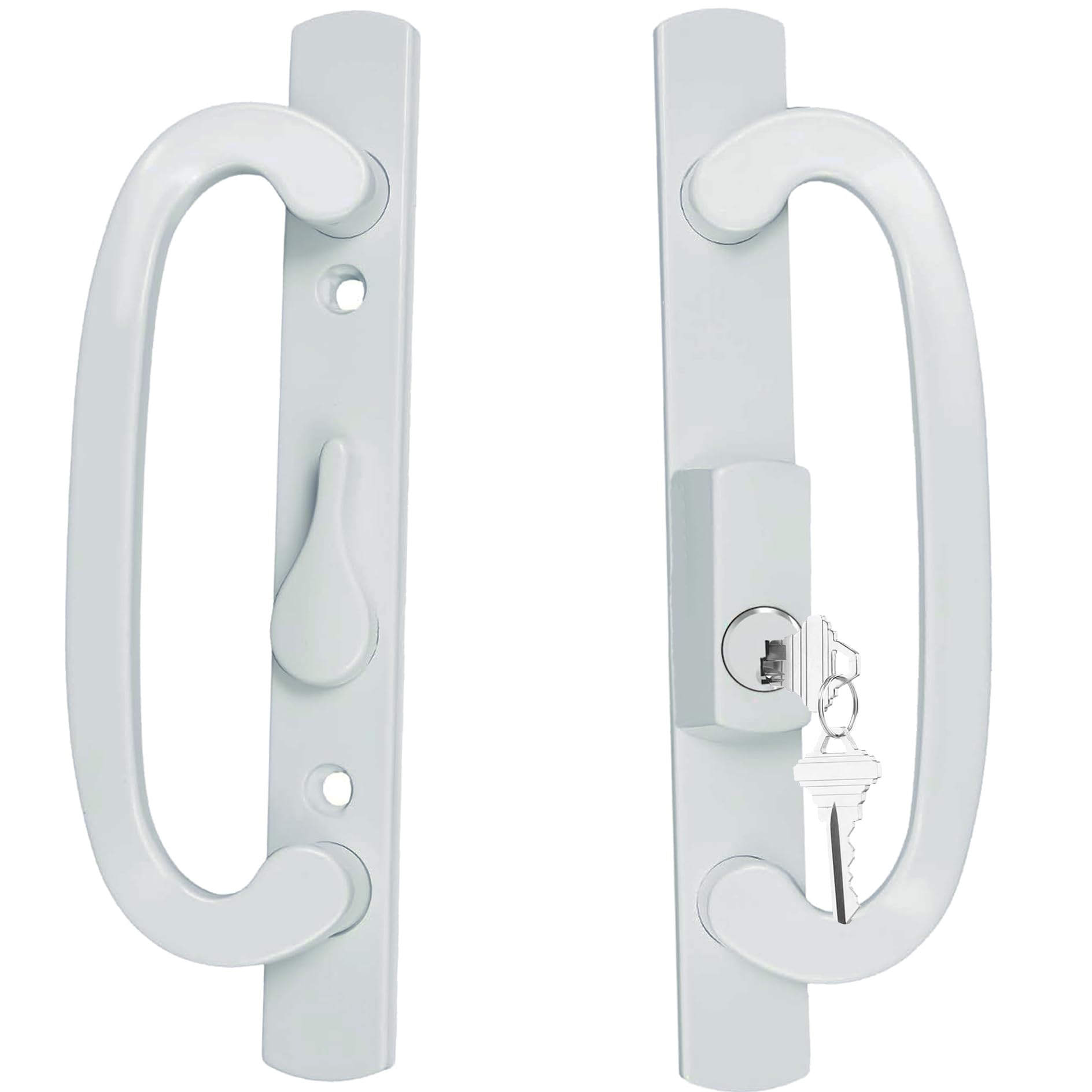 ReigaHood Keyed Sliding Patio Glass Door Handle Set Fits for Truth ...