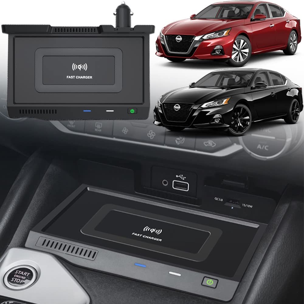 Amazon.com: Wireless Car Charger for Nissan Altima 2019-2022, 15W Qi ...