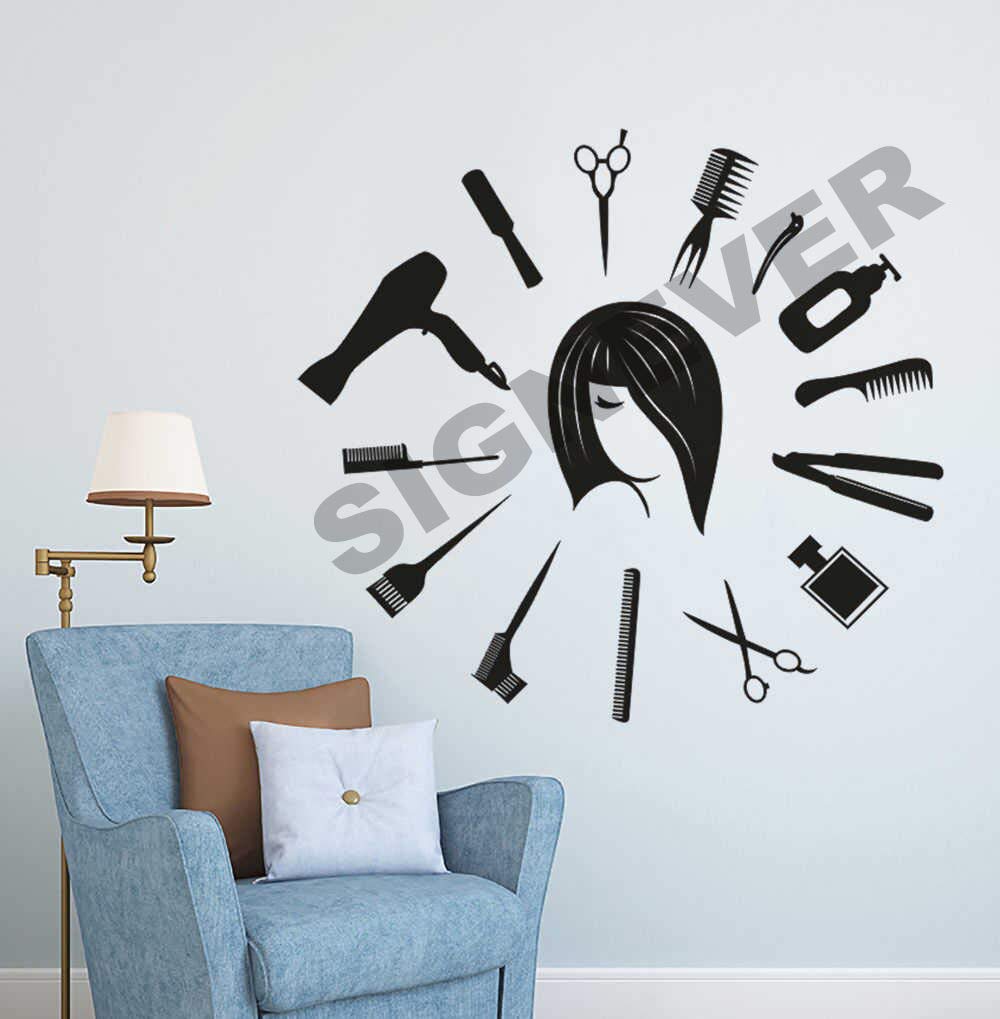SIGN EVER Beauty Parlour Wall Stickers for Home Bedroom Stylish Latest ...