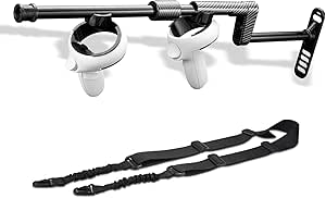 Amazon.com: Quest 2 Magnetic VR Gunstock Upgraded Single-Magnet Quest 2 ...
