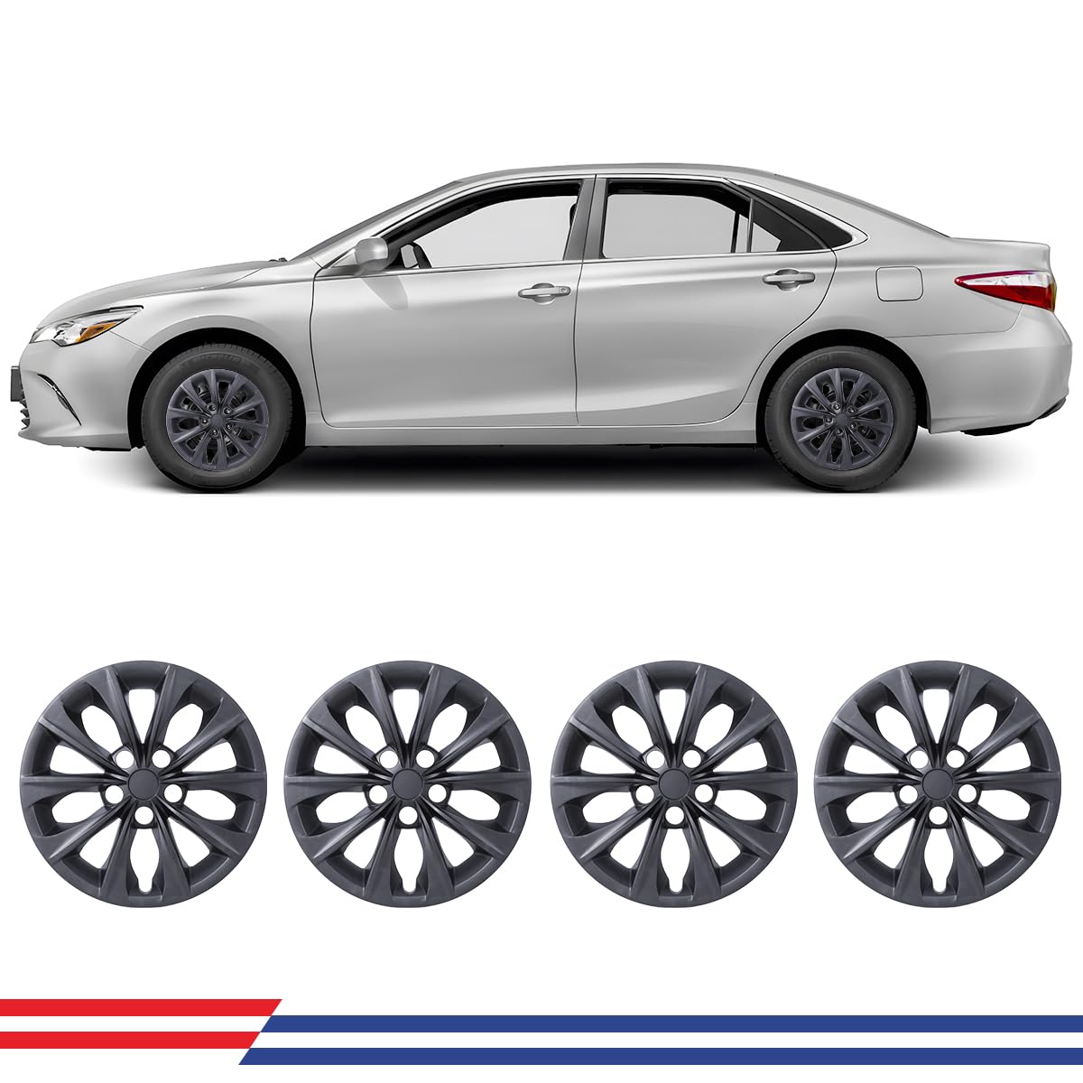 Amazon.com: CPW 16'' Hubcaps Fit for 2015 2016 2017 Toyota Camry ...