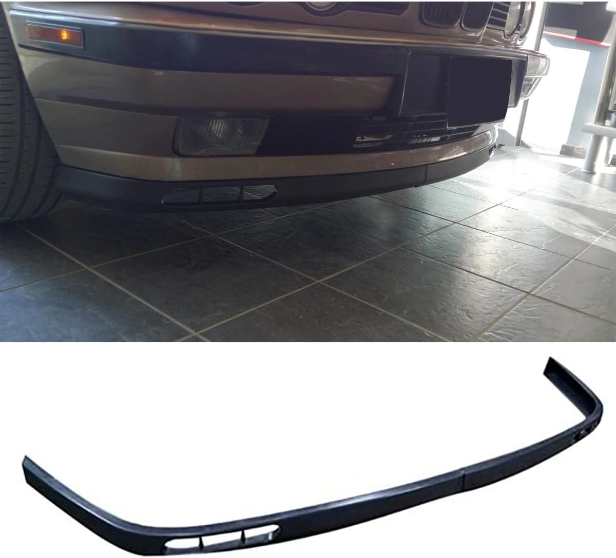 Amazon.com: Para BMW E34 Parachoques Delantero Divisor Euro Spoiler ...