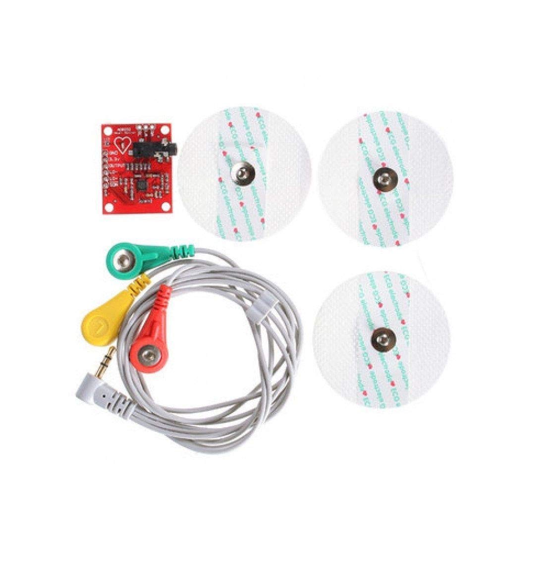 Buy Techtonics ECG module AD8232 ECG measurement pulse heart ECG ...