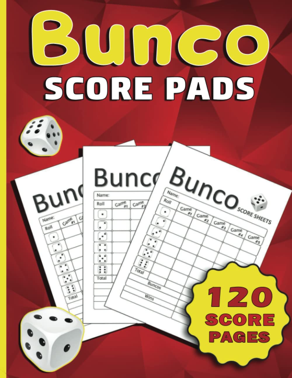 Buy bunco score sheets: bunco Score Sheets 120 Score Pages For ...