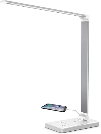 Lacmisc bureaulamp LED 6W kantoor tafellamp 5 kleuren en 10 ...