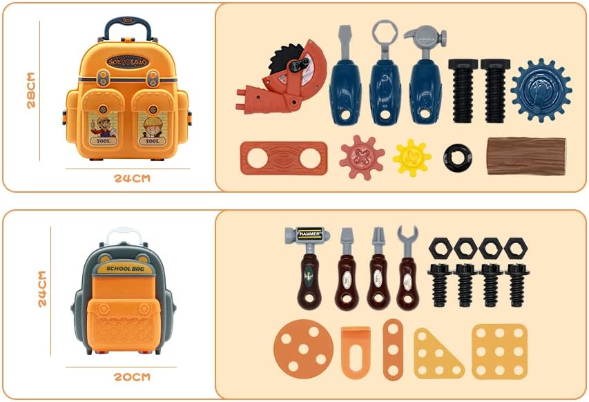 PMGEKLP Construction Toy Backpack for Kids, Super Fun 3-in-1 ...