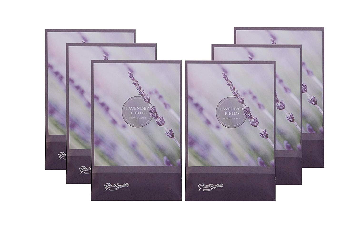 Amazon.com: Simplicity Scents Lavender Scented Sachets Pack of 6 ...