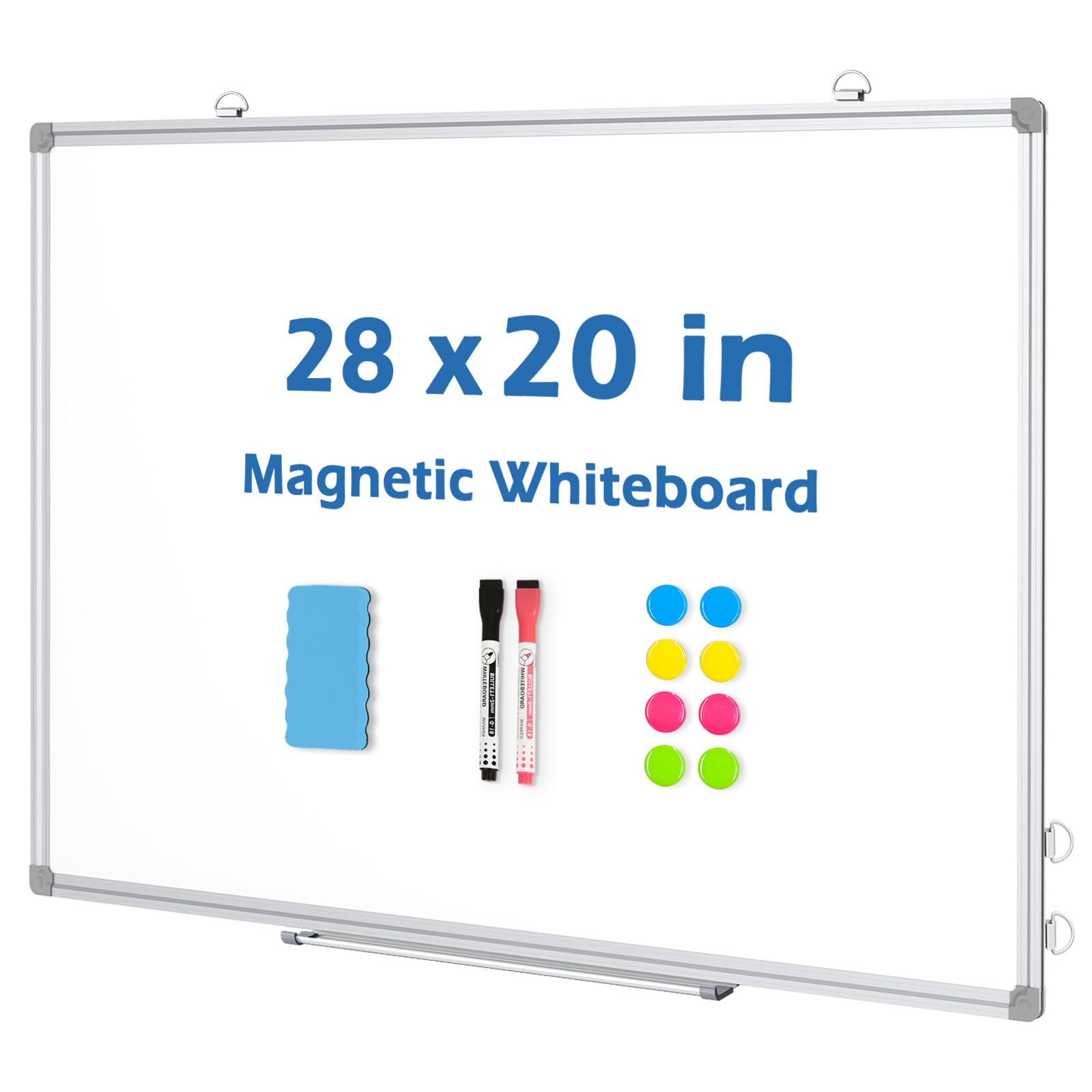 Snapklik.com : DOLLAR BOSS Whiteboard Dry Erase Board, Magnetic White ...