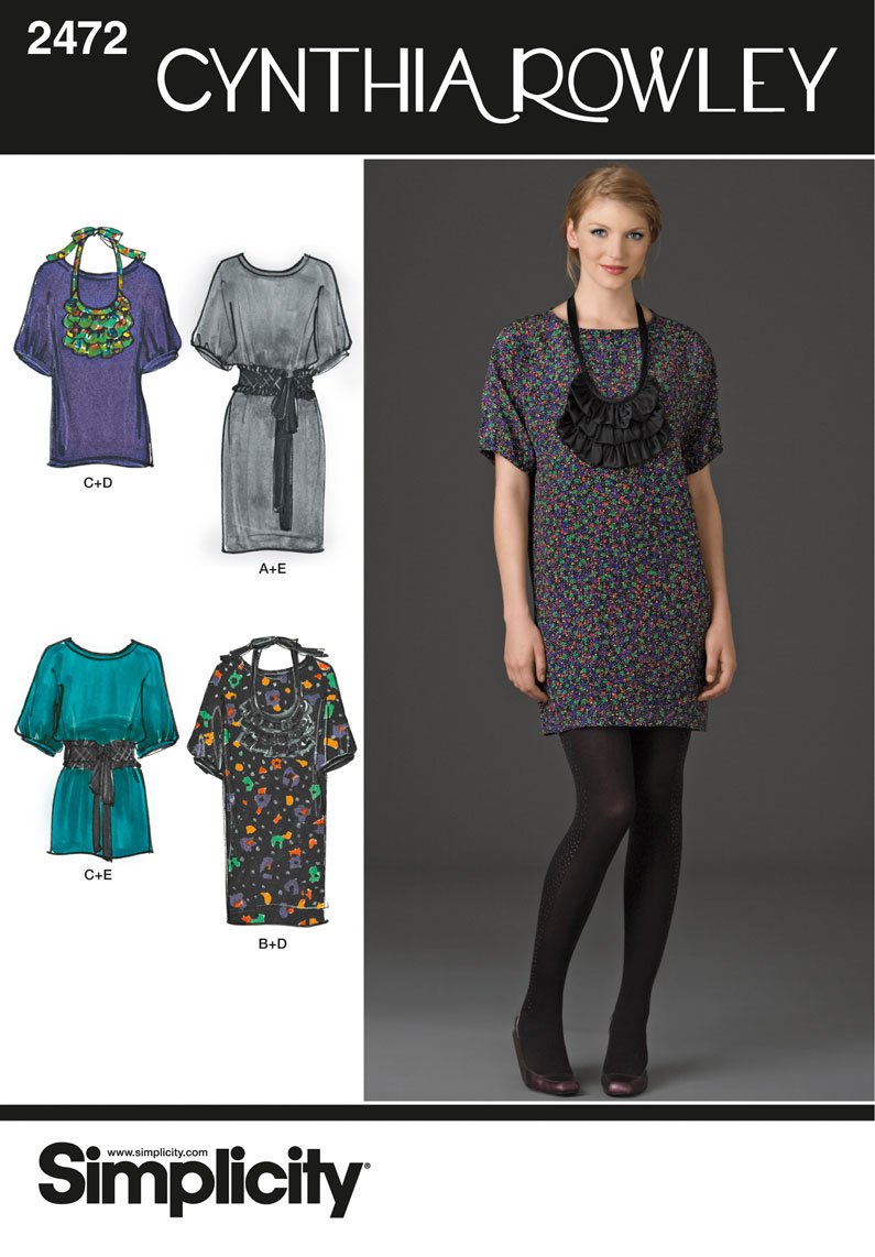 Amazon.com: Simplicity Sewing Pattern 2472 Misses Dresses, D5 (4-6-8-10 ...