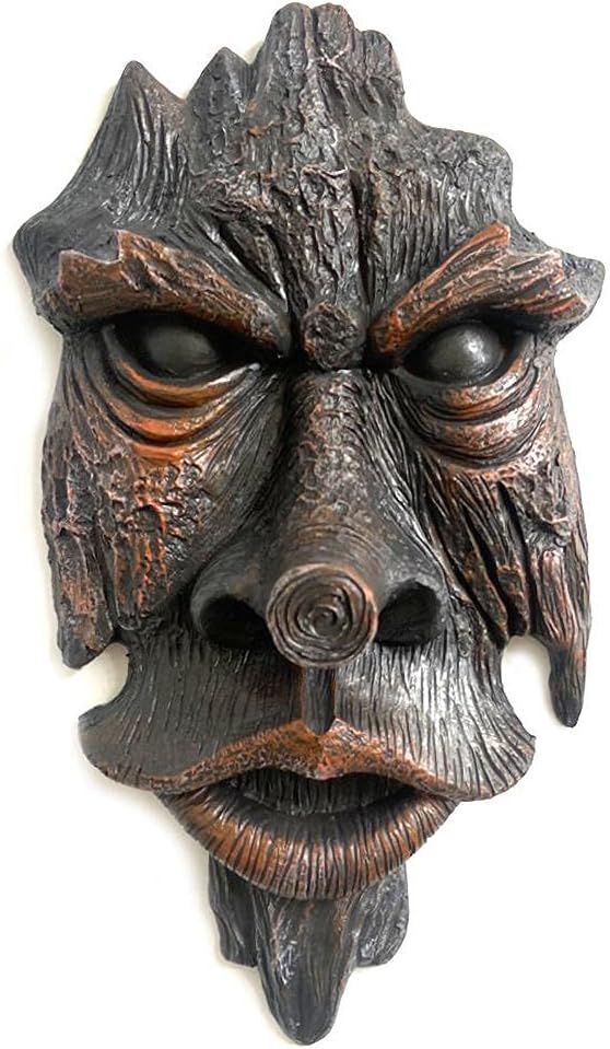 Amazon.com: BTMIEY Old Man Tree Hugger Funny Face Sculpture Garden Tree ...
