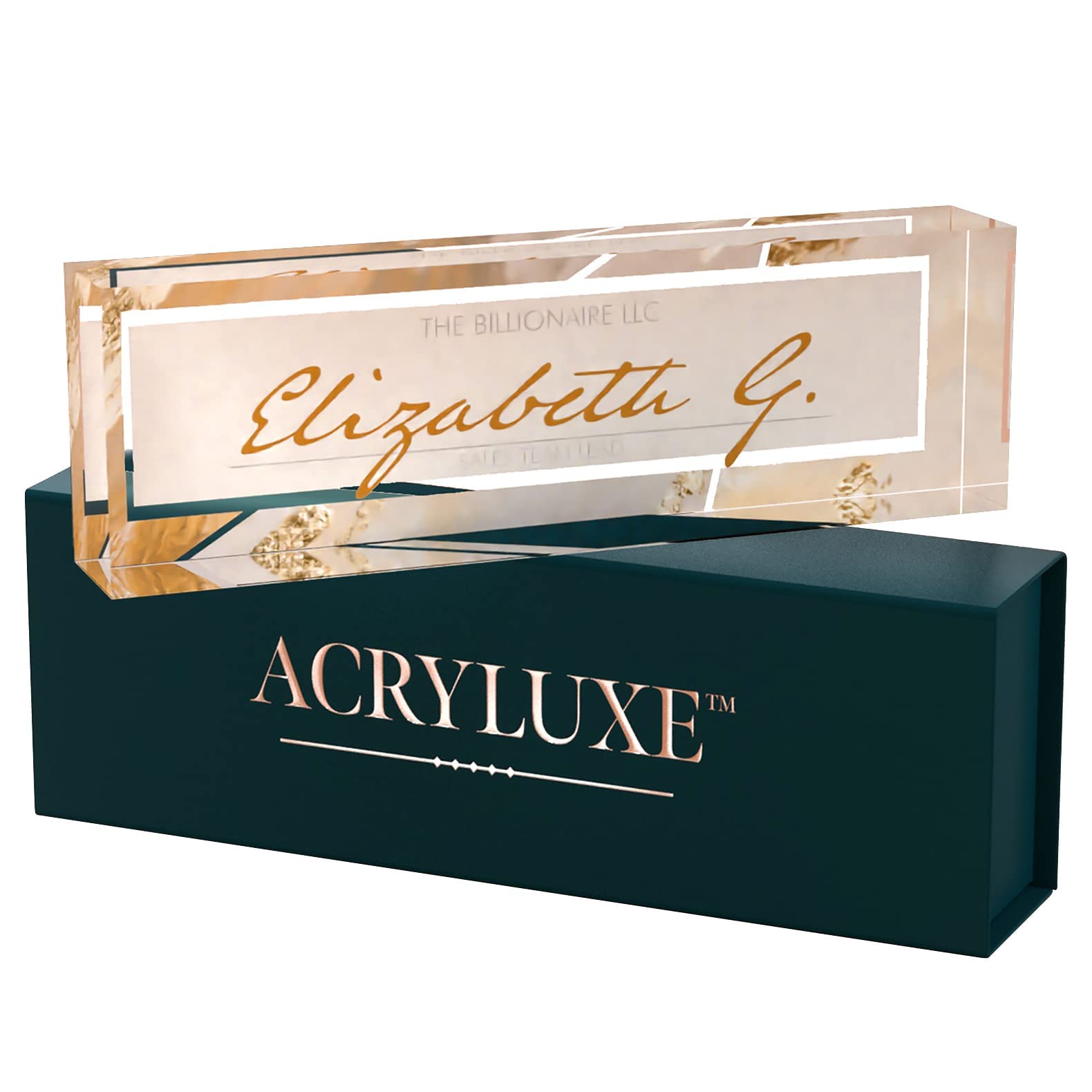 Amazon.com: Desk Name Plate Personalized, Custom Name Plates for Desk ...