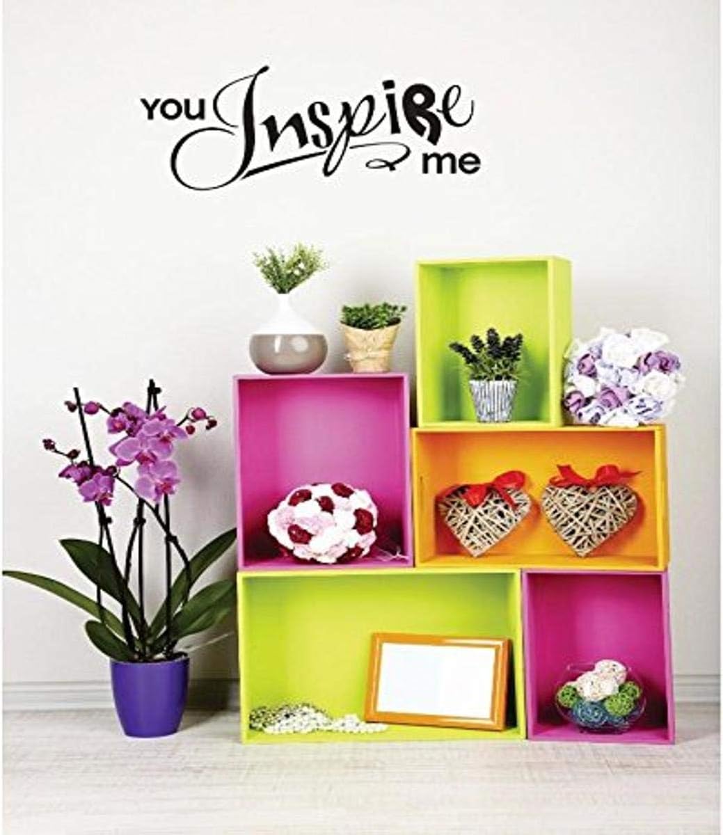 Amazon.com: Design with Vinyl 3 C 2415 You Inspire Me Quote Wall Decal ...