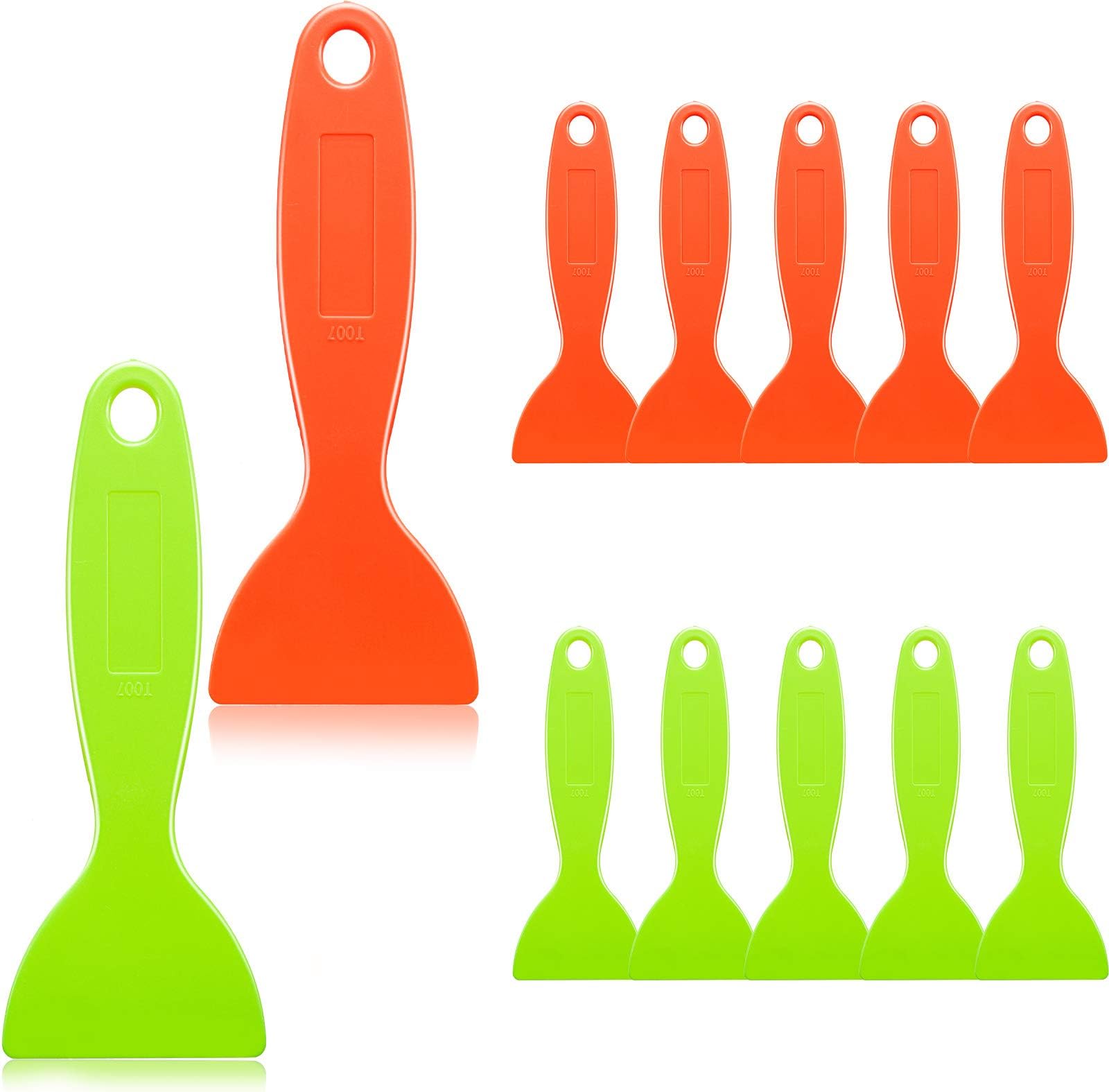 12 Pieces Plastic Spatula Putty Knife, Air Bubble Remover Sticker ...