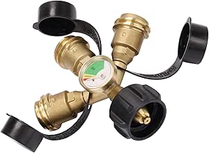 Amazon.com : BiSiViO Propane Splitter 3 Way - Propane Tank Y Splitter ...