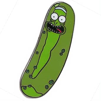 Amazon.com: Pickle Rick Pin – Rick & Morty Pin - Premium Enamel Pin by ...