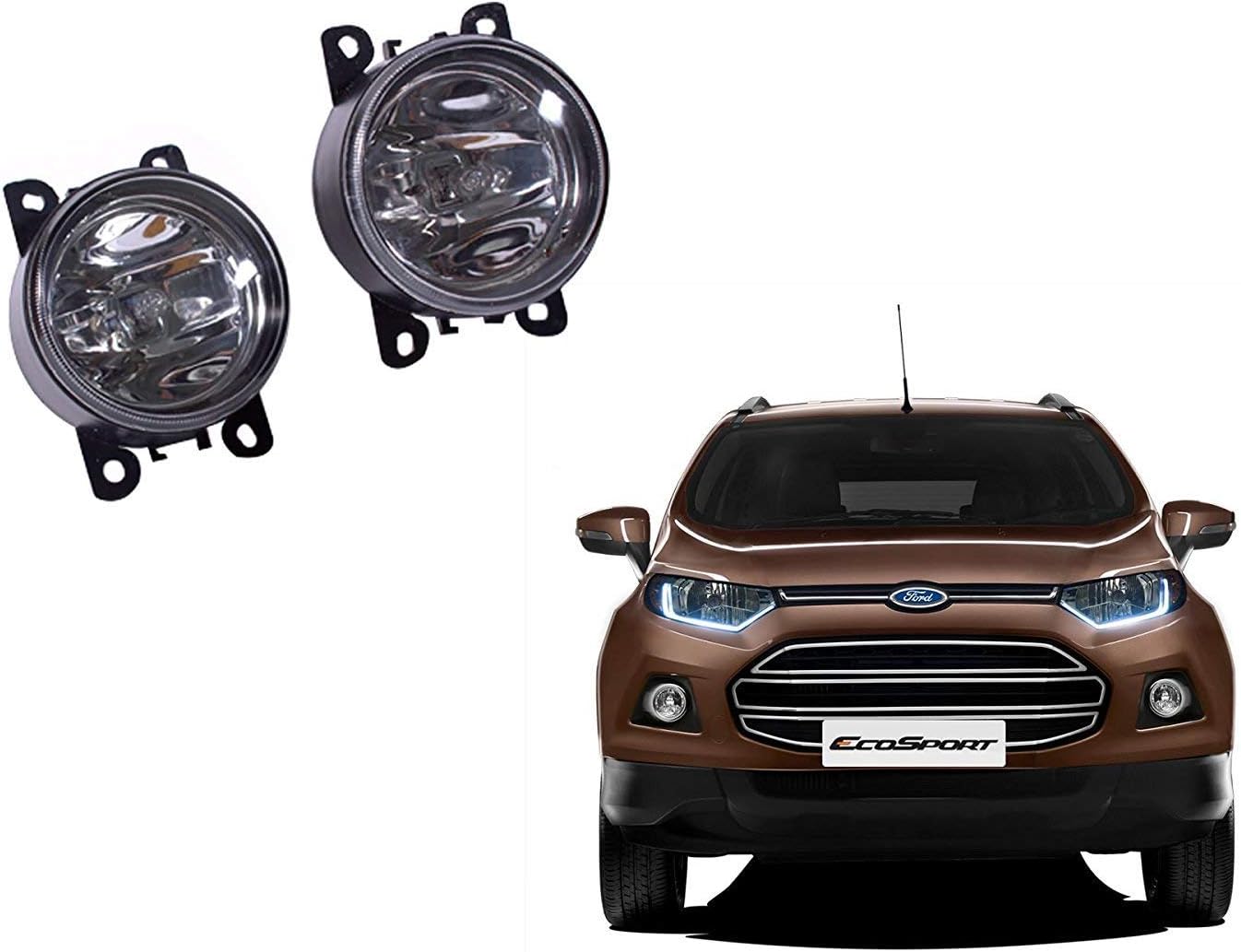K D Fog Lamp Set For Ford Ecosport With Bulb & Wiring (PAIR) : Amazon ...