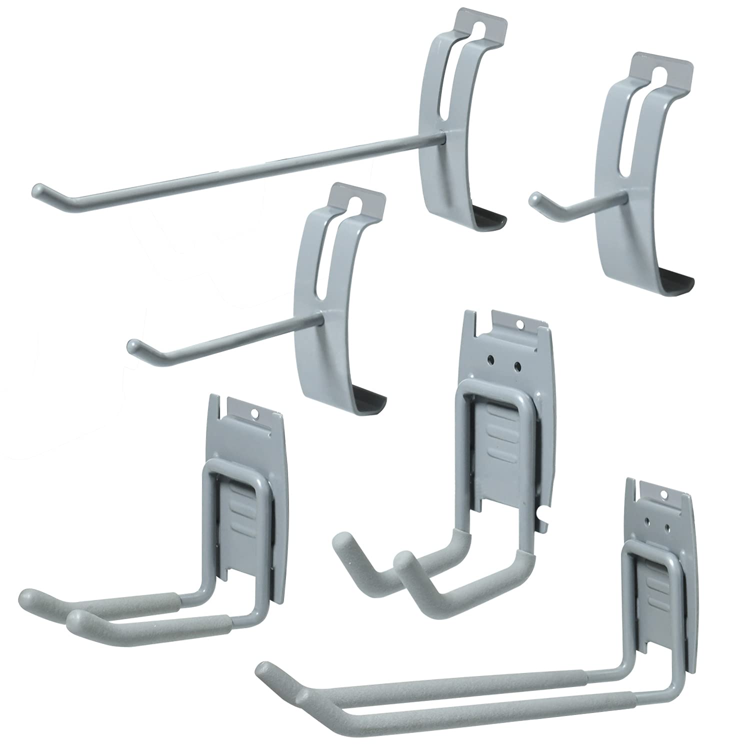 Buy EASYUSE Slat Wall Hook for Commercial Grade Metal Strip Shelf ...