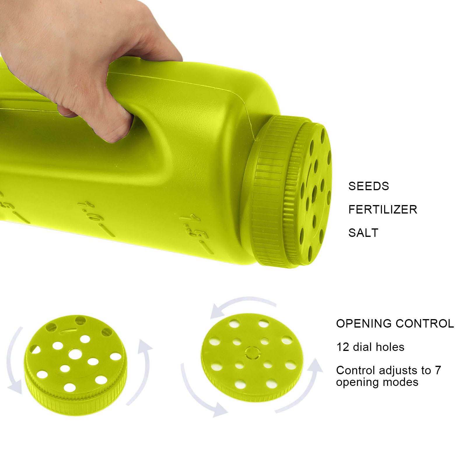 Snapklik.com : HAOHIZE Lawns Seed Spreaders For Lawns, Hand Shaker ...