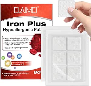 Advanced Iron Supplement Patches – Fast-Absorbing, Hypoallergenic, with ...