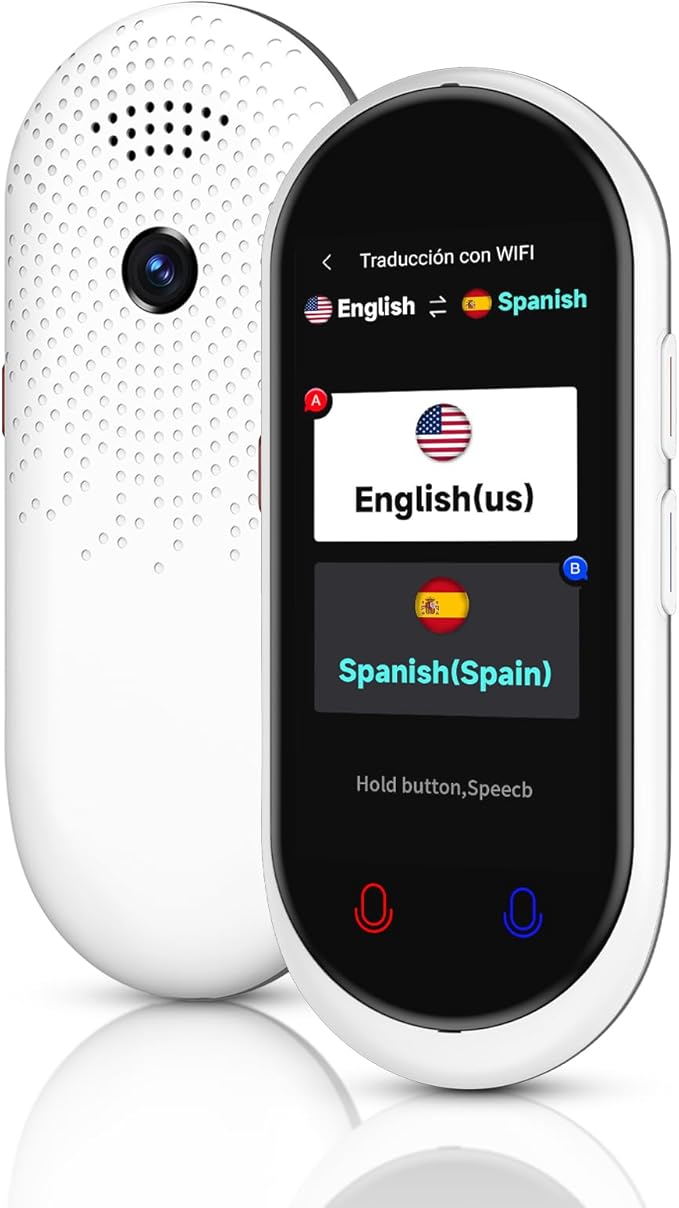 Language Translator Device, Portable Two-Way Instant Translator ...