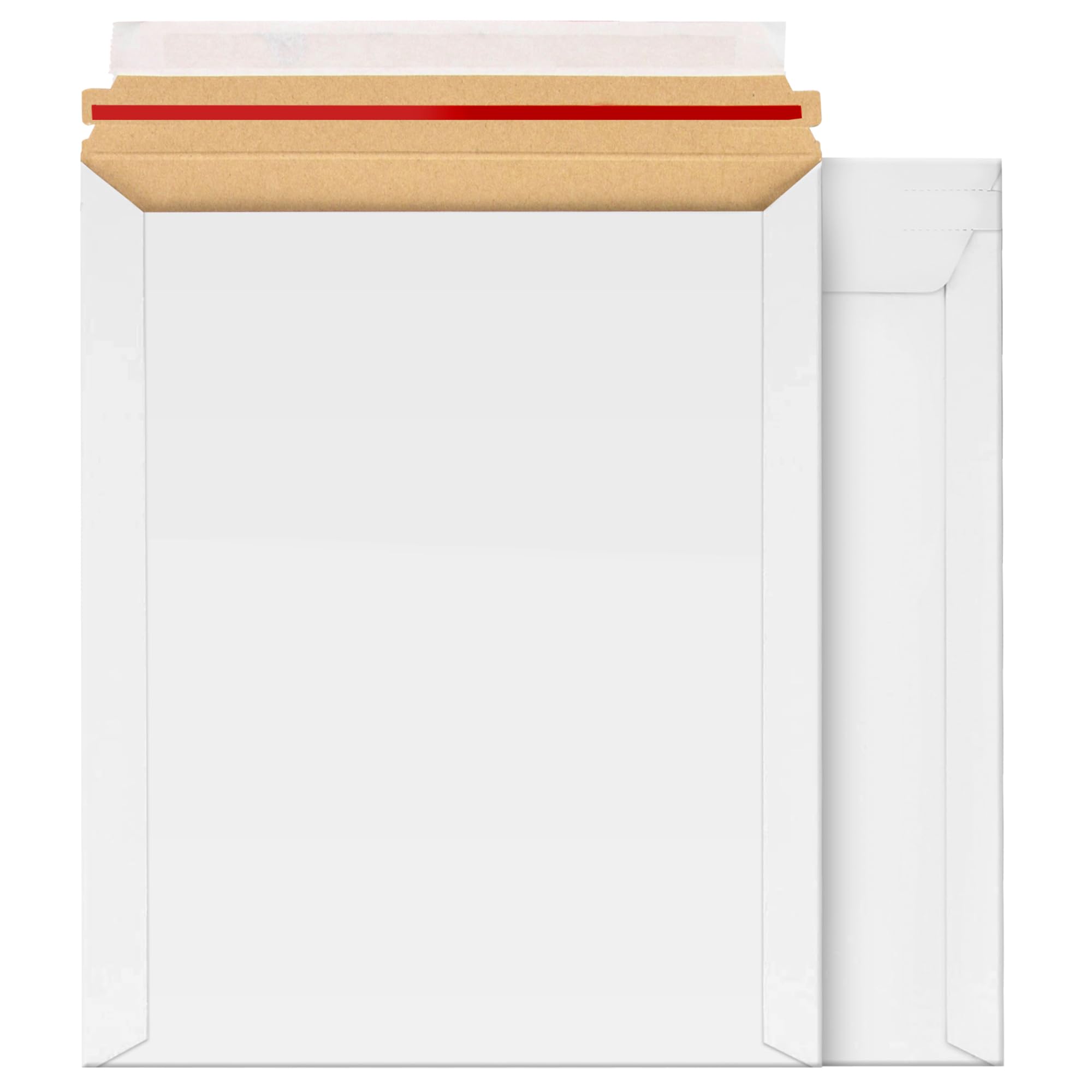 CertBuy 50 Pcs Rigid Mailers 11x14 Inch, White Flat Paperboard ...