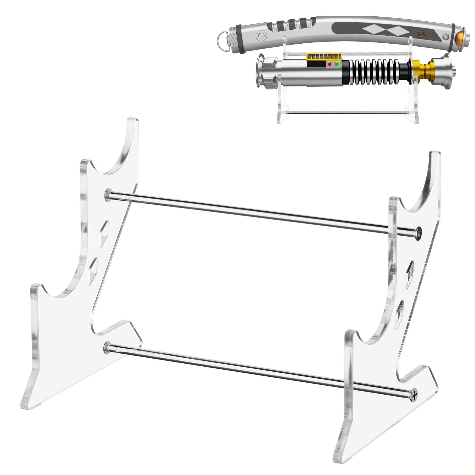 Amazon.com: Cosmos Lightsaber Stand Acrylic Sword Display Stand Desktop ...
