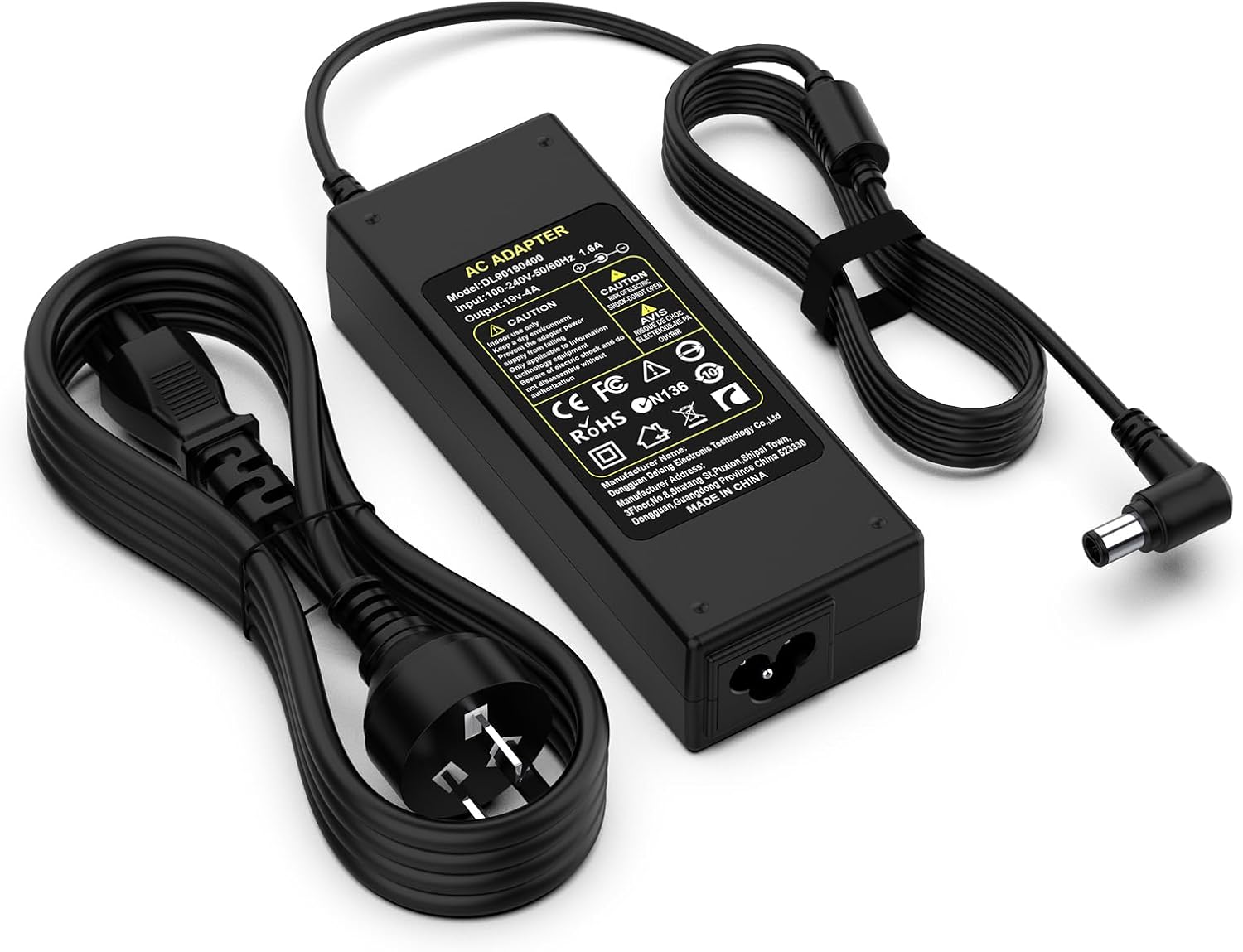 19V AC Adapter Power Supply Charger for LG Electronics 19" 20" 22" 23 ...