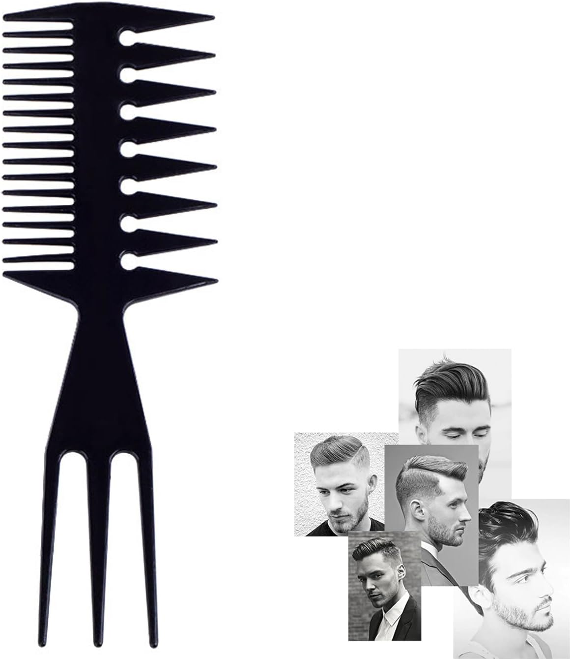 Wide Tooth Comb Men,Mens Hair Combs,Texture Barber Comb,Slick Styling ...