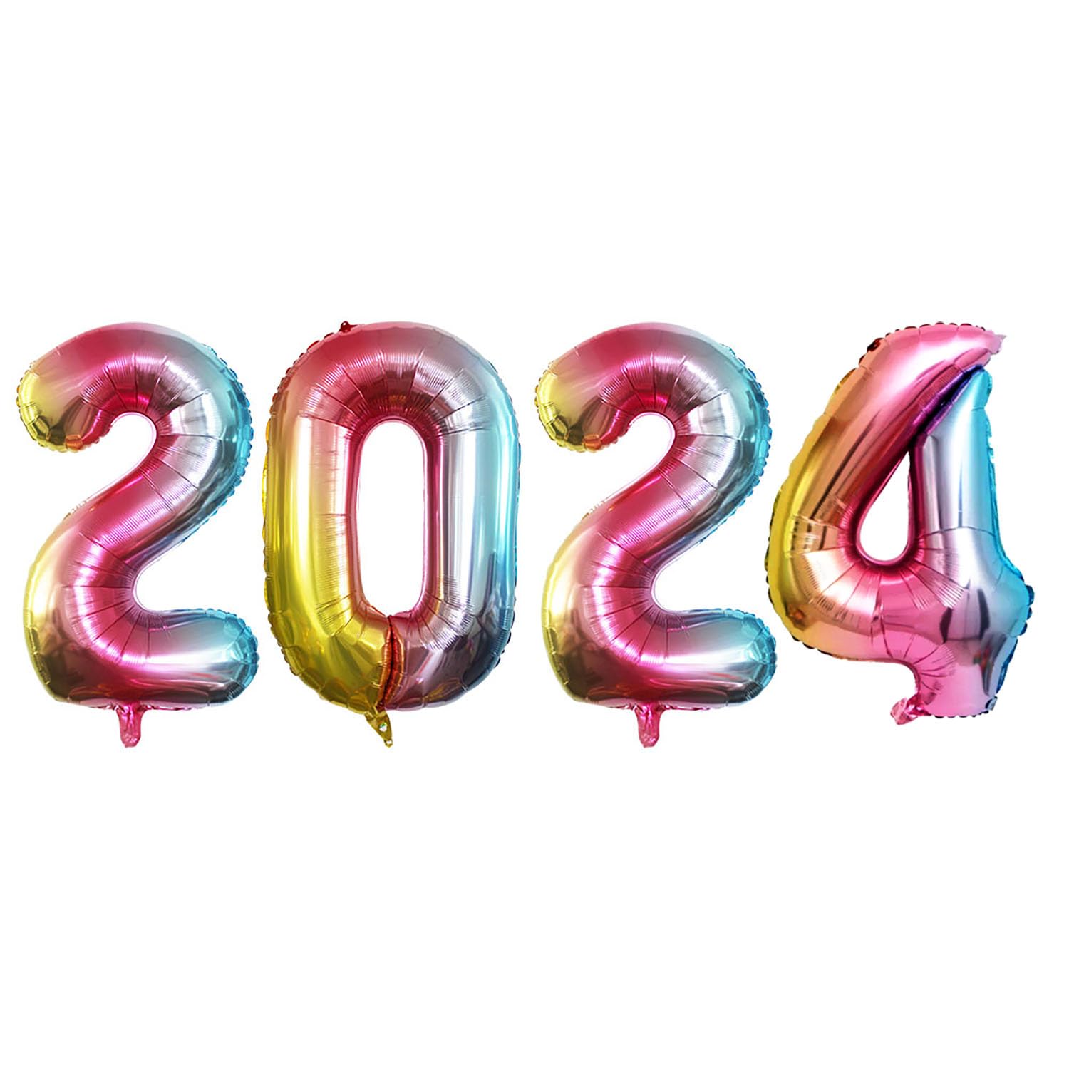Snapklik.com : GOER 2024 Foil Number Balloons For 2024 New Year Eve ...