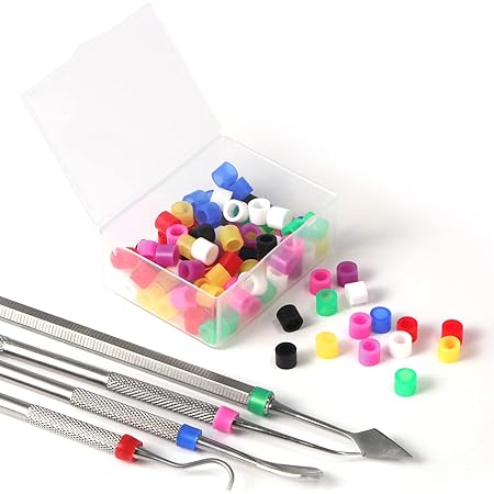 160pcs dental code ring Dental Code Rings Silicone Instrument Code ...