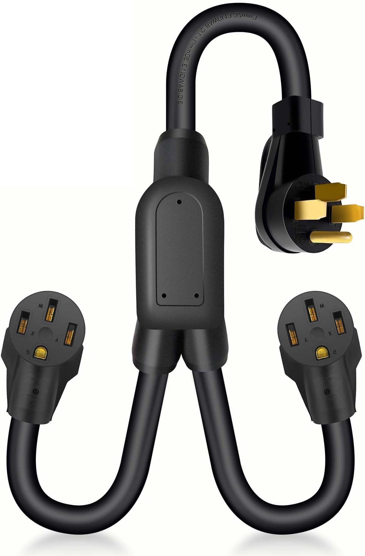 Amazon.com: NEMA 14-50 Y Splitter,50 Amp RV/Generator 4 Prong 220 Volt ...