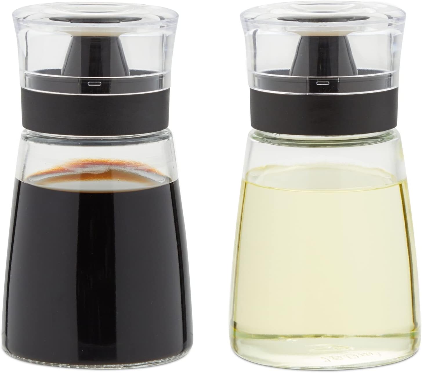 Amazon.com: AQUAVIVA Geometry Oil Vinegar Cruet, Artist-Designed Glass ...