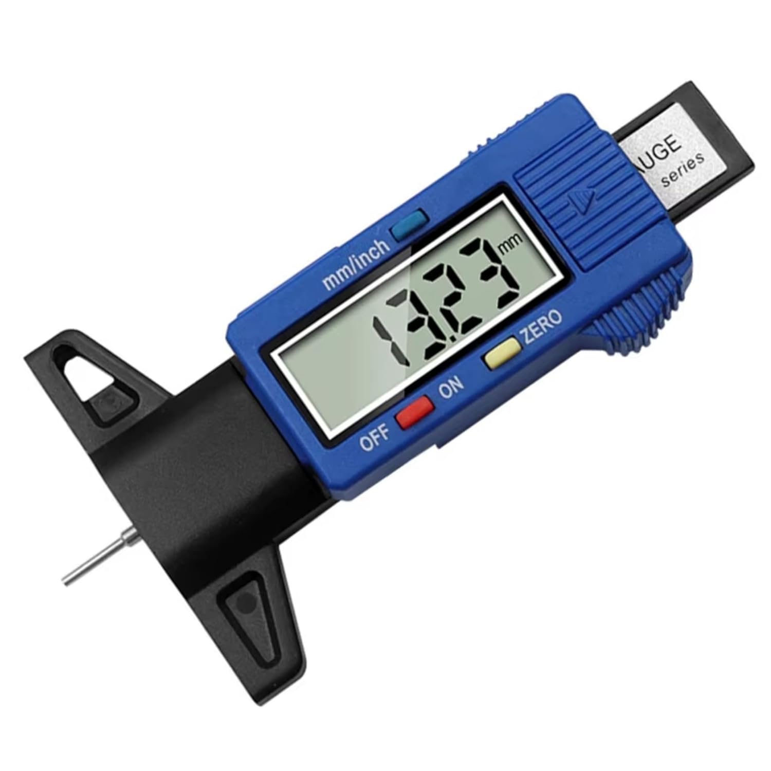 Tyre Tread Depth Gauge - 0-25.4mm/1Inch Portable Tread Depth Checker ...