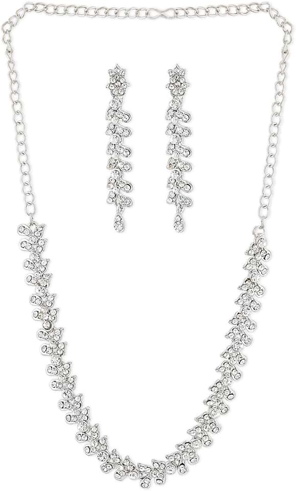 Amazon.in: Silver - Women's Necklaces / Women's Jewellery: Jewellery